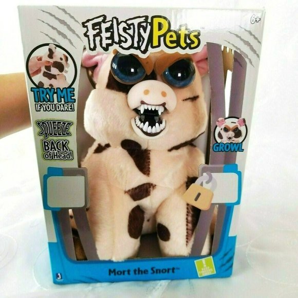 Jazwares | Toys | Feisty Pets Mort The Snort Pig Walmart Exclusive ...